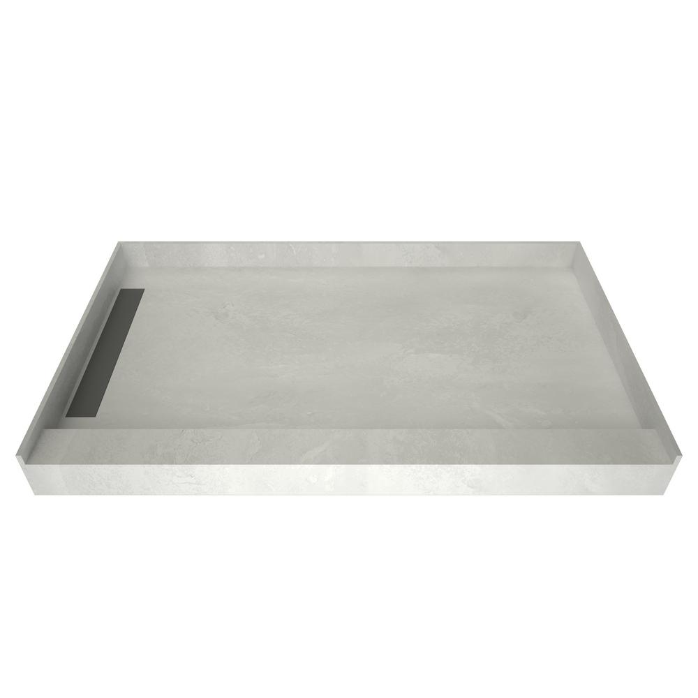 Tile Redi WonderFall Trench 32 in. x 48 in. Single Threshold Shower ...