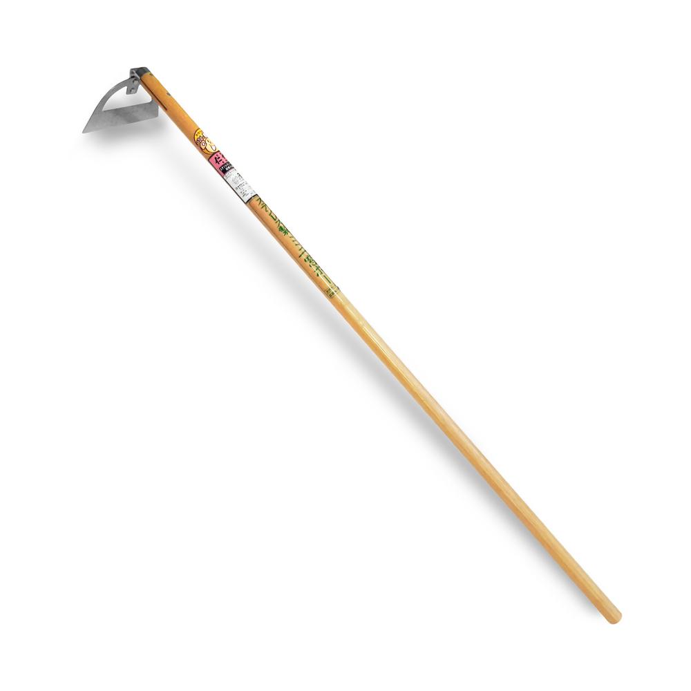 Nisaku Stainless Steel Semi-Long Half Moon Hoe-NJP1014 - The Home Depot