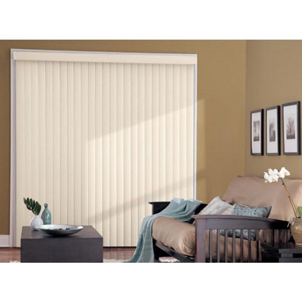 Bali Cut-to-Size 3.5 in. W x 64 in. L Passion Pink 3.5 Vertical Blind ...
