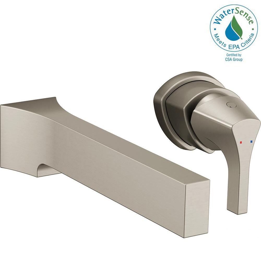 Delta Zura Single-Handle Wall Mount Bathroom Faucet Trim Kit in ...