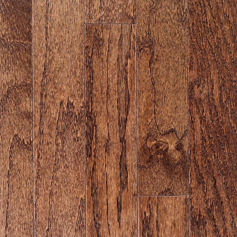 Blue Ridge Hardwood Flooring Oak Bourbon 3/8 in. Thick x 3 in. Wide x ...