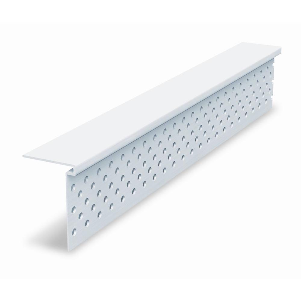 ClarkDietrich 1/2 in. X 10 ft. Vinyl Rip Bead L-Trim-12TEARS10H - The ...