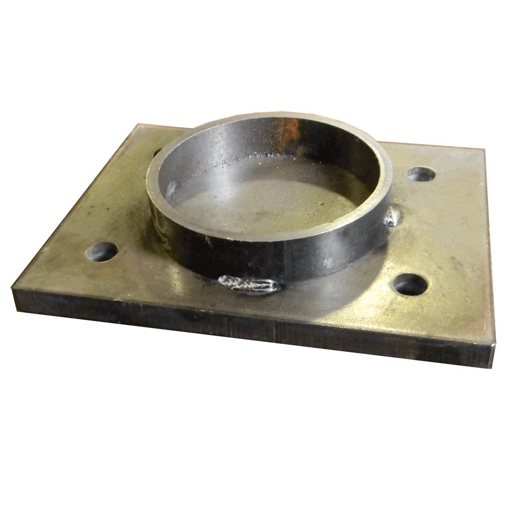 4 in. x 9 ft. Lally Column with Cap and Base-169759 - The Home Depot