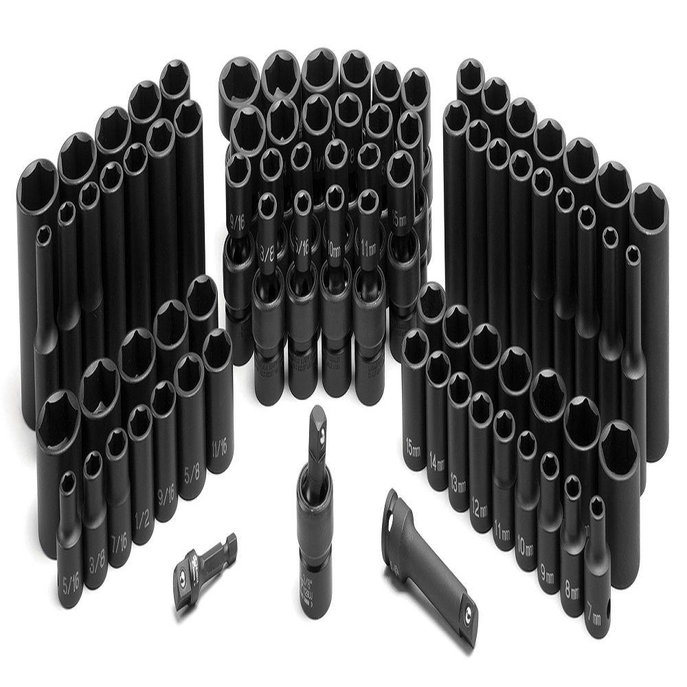 GP 3 8 In Drive Impact Socket Set 81 Piece GRE1281 The Home Depot GP 3 8 In Drive Impact Socket Set 81 Piece GRE1281 The Home Depot