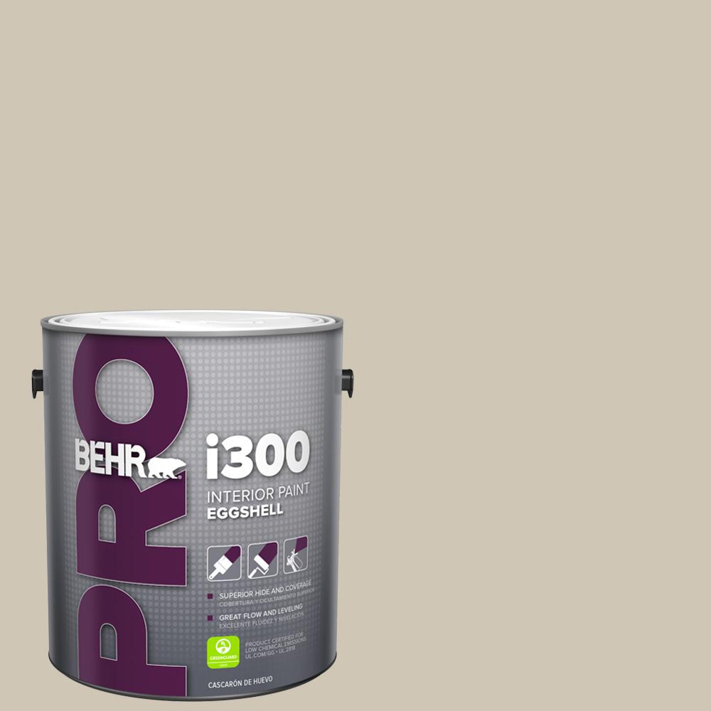 BEHR PRO 1 gal. #N310-3 Sandstorm Eggshell Interior Paint-PR33001 - The ...
