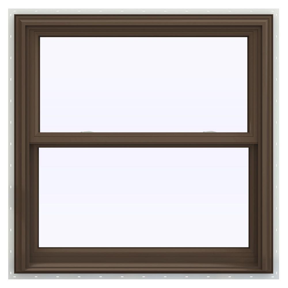 JELD-WEN 35.5 in. x 35.5 in. V-2500 Series Double Hung Vinyl Window ... JELD-WEN 35.5 in. x 35.5 in. V-2500 Series Double Hung Vinyl Window ...
