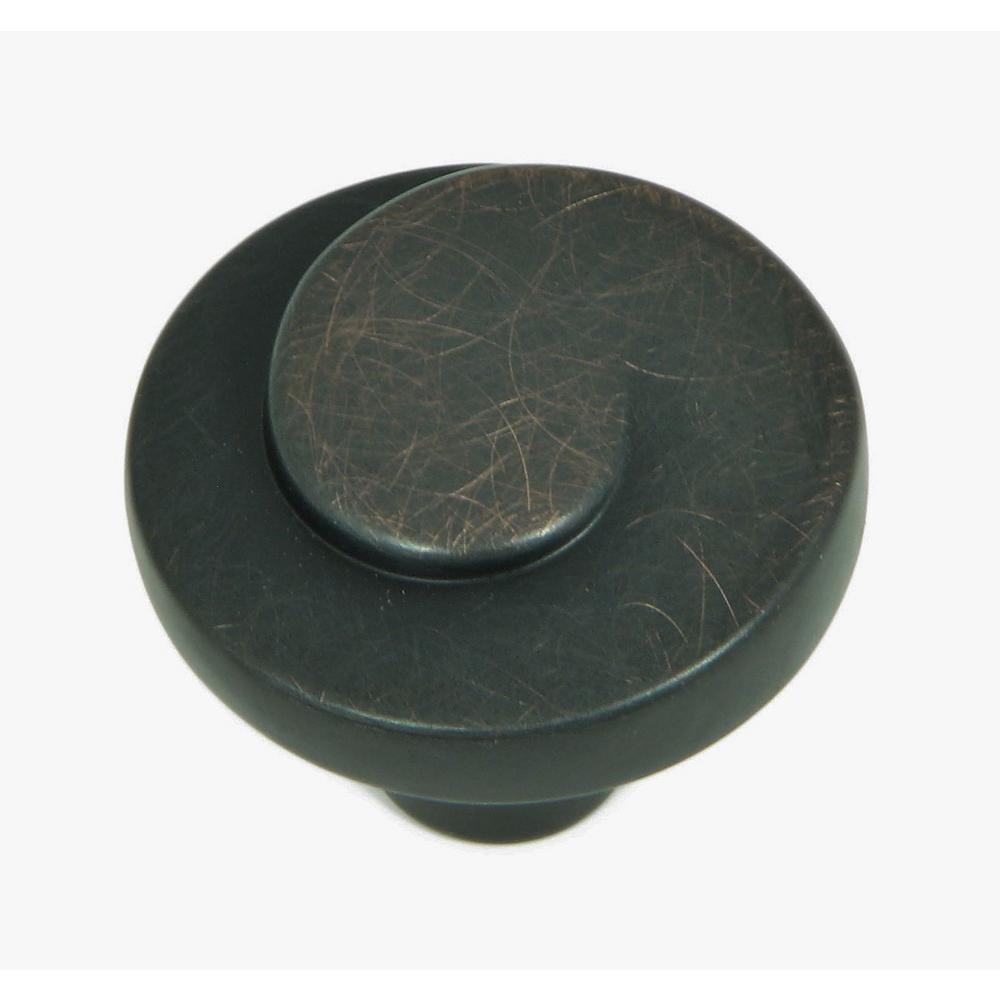 Stone Mill Hardware Hawthorne 1-1/8 in. Weathered Nickel Round Spiral ...