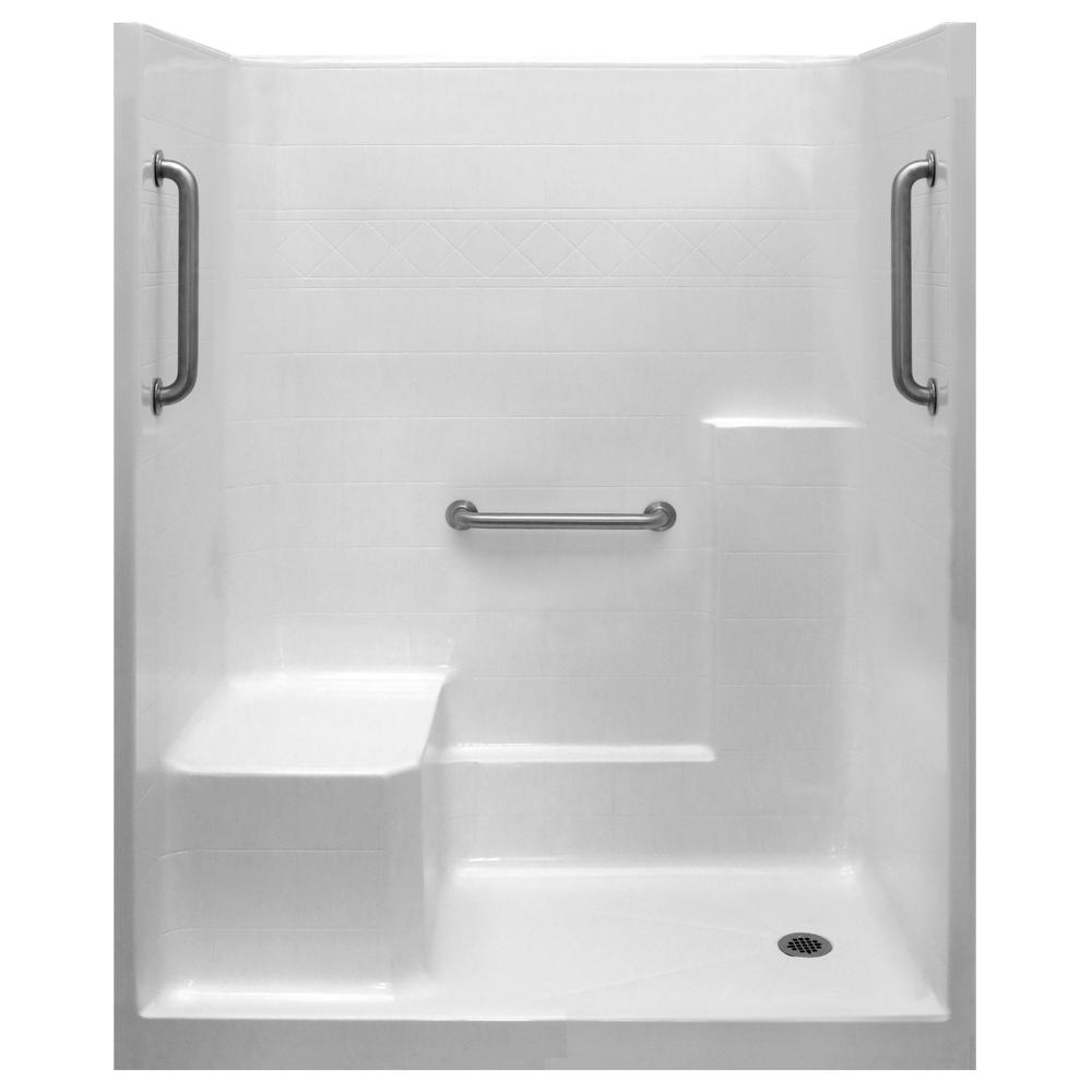 Sterling Accord Seated 36 In X 60 In X 74 1 2 In Shower Kit With Age