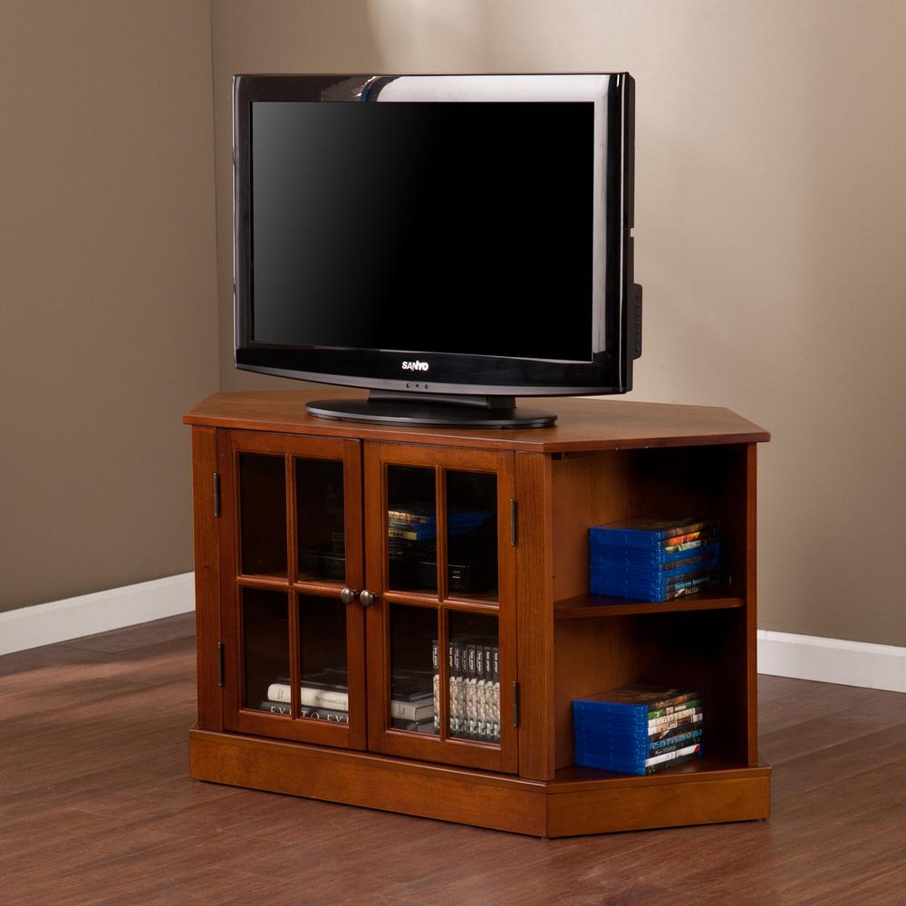 Thomas Walnut Entertainment Center MS9872 - The Home Depot
