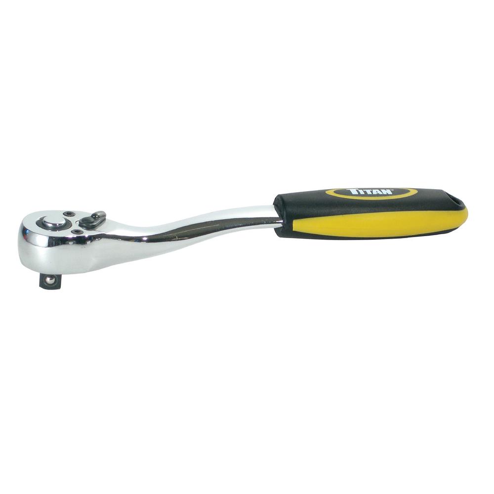 TITAN 3/8 in. Drive Offset Quick-Release Ratchet-TIT12043 - The Home Depot