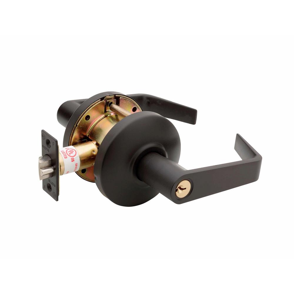 Copper Creek Grade 2 Dark Bronze Cylindrical Entry Door Lever-AL6241 ...
