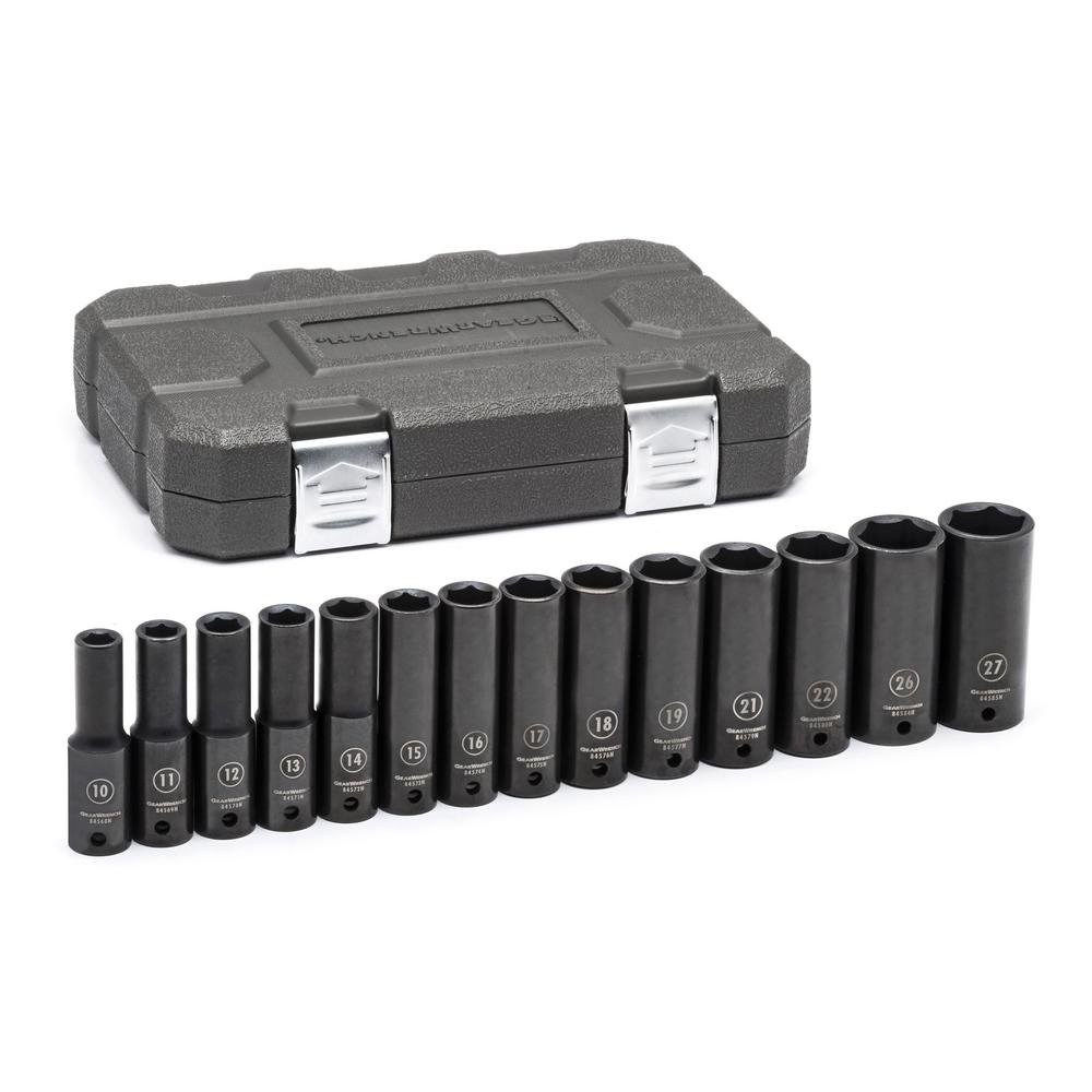 Husky 1 2 In Drive Sae X Large Socket Set 5 Piece H2dsae5pc The