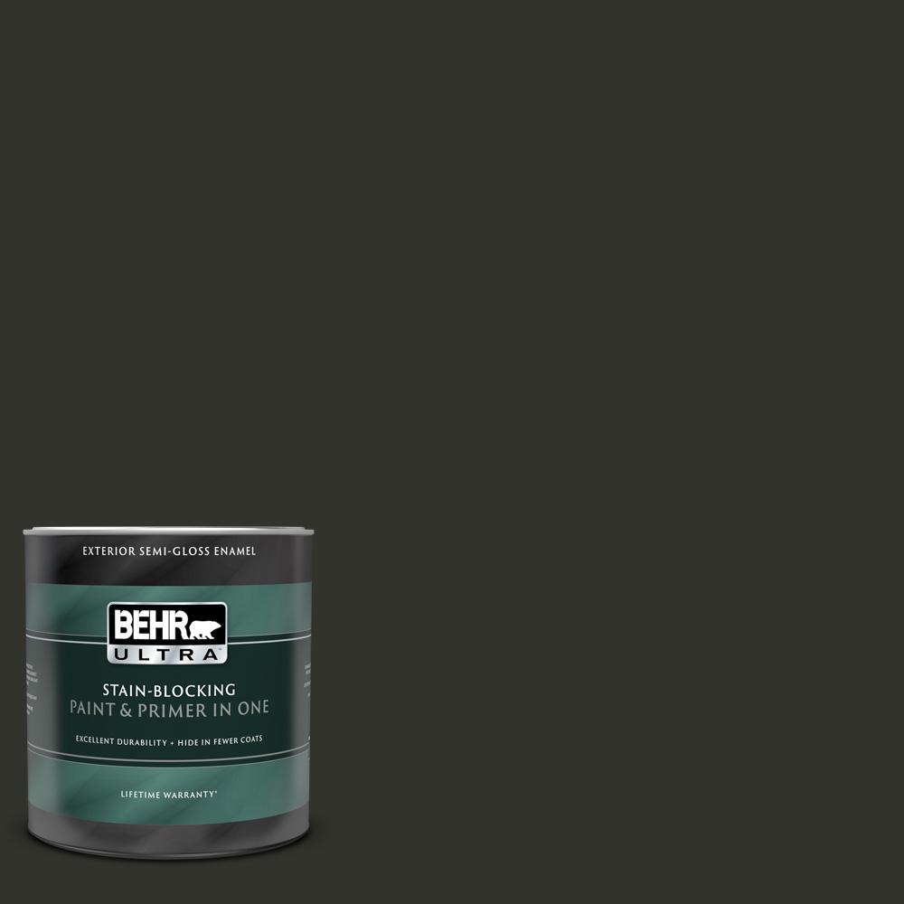 BEHR ULTRA 1 qt. #MQ5-5 Limousine Leather Semi-Gloss Enamel Exterior ... BEHR ULTRA 1 qt. #MQ5-5 Limousine Leather Semi-Gloss Enamel Exterior ...