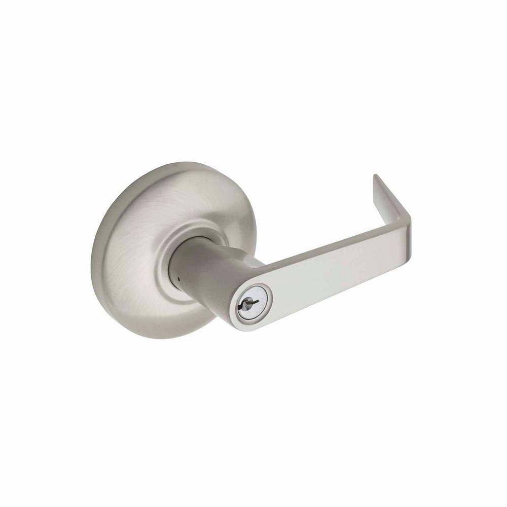 Copper Creek Avery Satin Stainless Exterior Trim Storeroom Exit Door ...