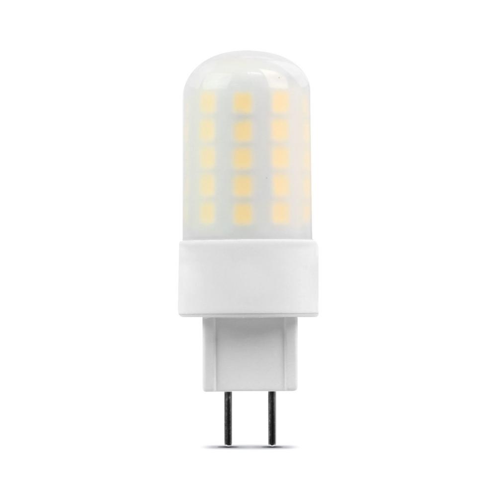 Feit Electric 50-Watt Equivalent Bright White (3000K) T4 GY6.35 Bi-Pin ... Feit Electric 50-Watt Equivalent Bright White (3000K) T4 GY6.35 Bi-Pin ...