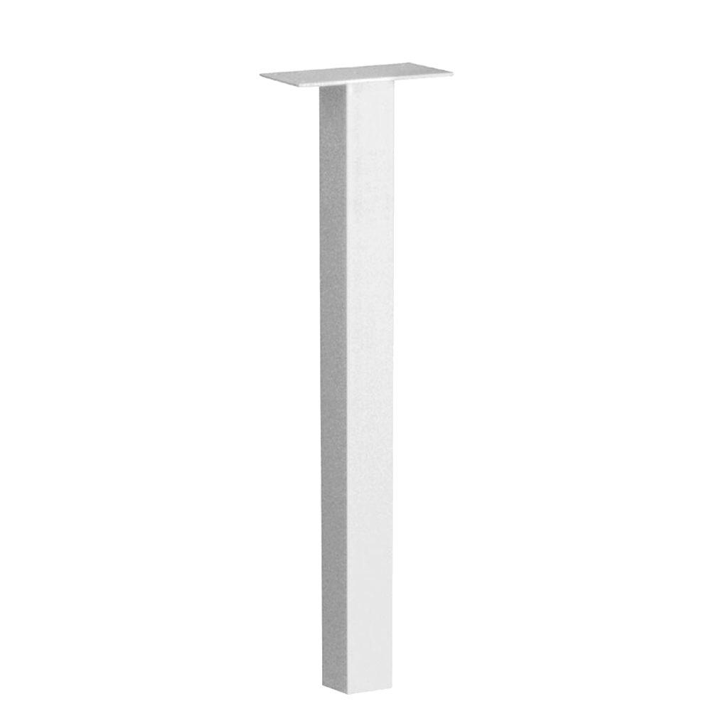 Architectural Mailboxes 46-1/2 in. Standard In-Ground Post in White ...