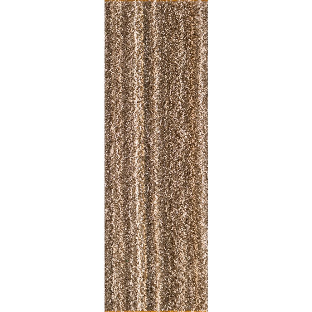 TrafficMaster Upcycle Shag Earth 2 ft. x 5 ft. Runner Rug-UPC2460.55.1 ...