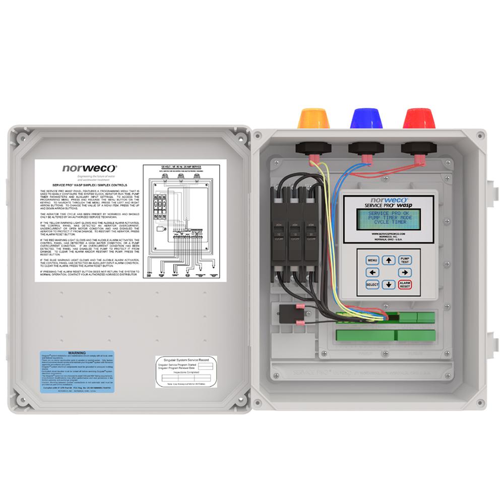 Norweco Singulair Green Service Pro WASP 11T Control Center-CPISC282 ...