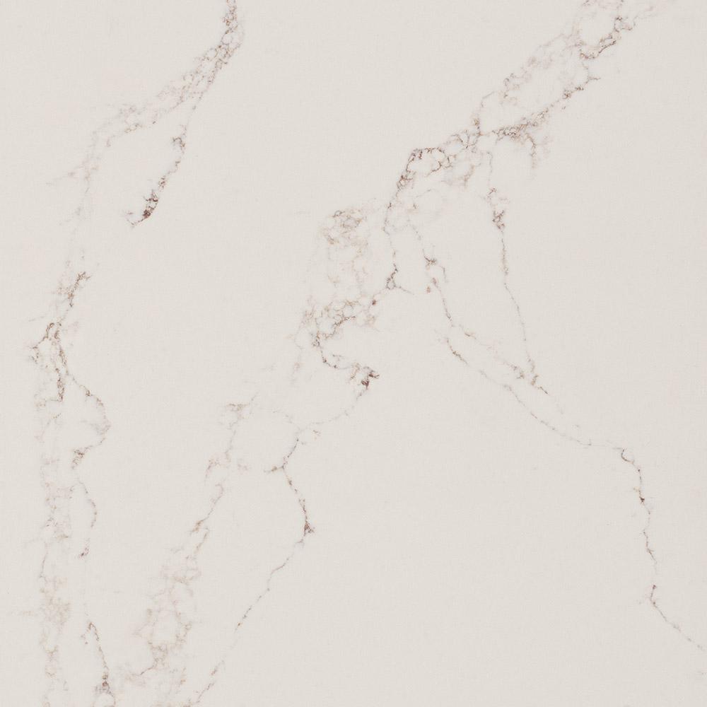 Caesarstone 10 in. x 5 in. Quartz Countertop Sample in Statuario Nuvo ...