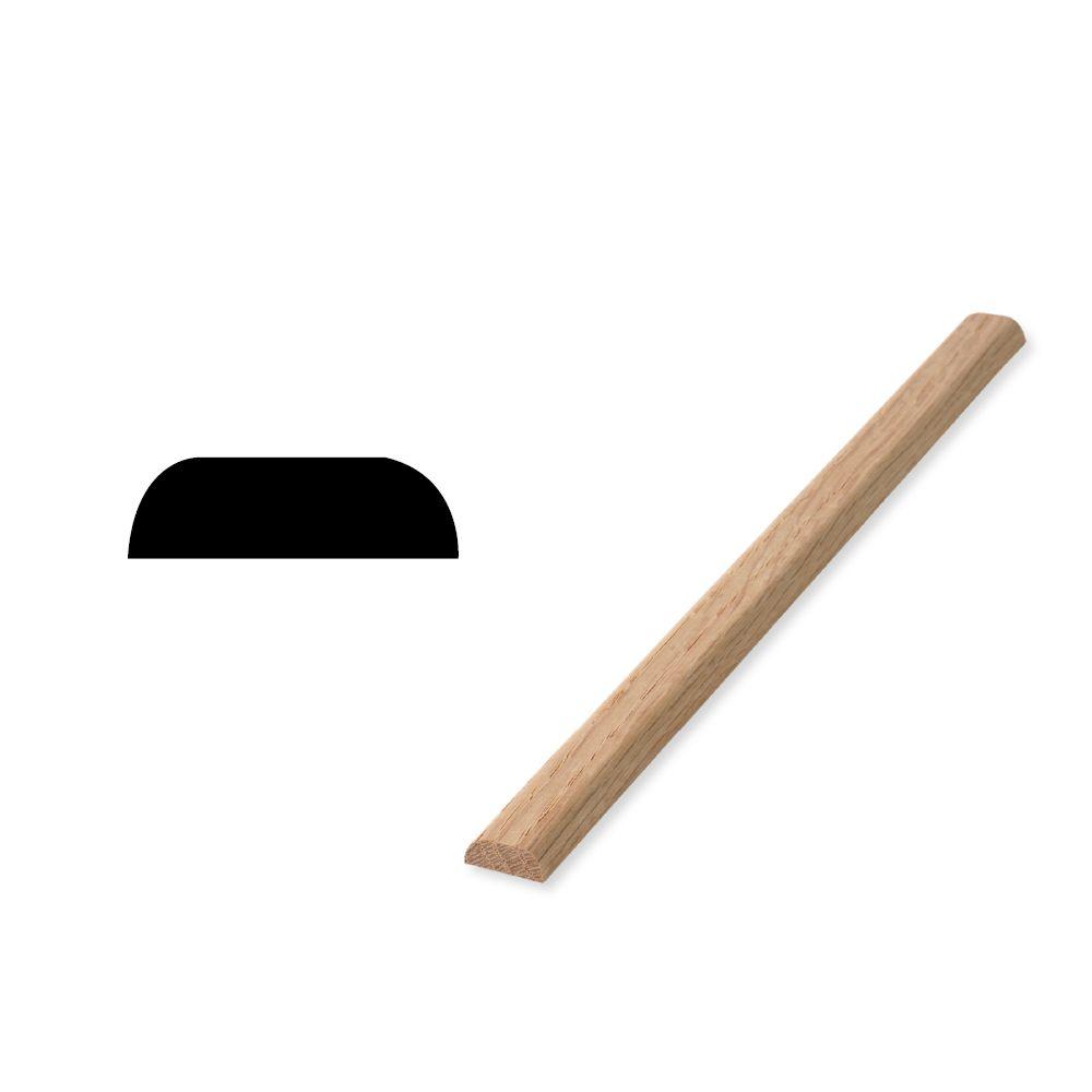 Woodgrain Millwork WM 142 1/4 in. x 3/4 in. Oak Screen Moulding ...