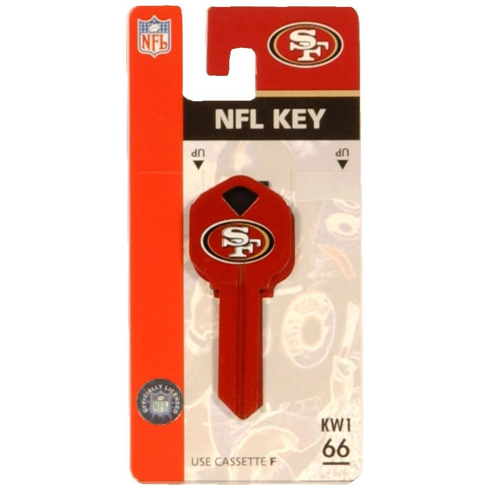 Hillman #66 NFL San Francisco 49ers House Key-89767 - The Home Depot