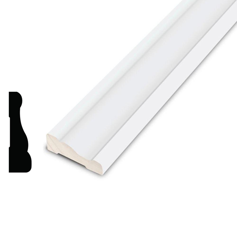 Alexandria Moulding WM 445 5/8 in. x 3-1/4 in. Primed Fiberboard ...