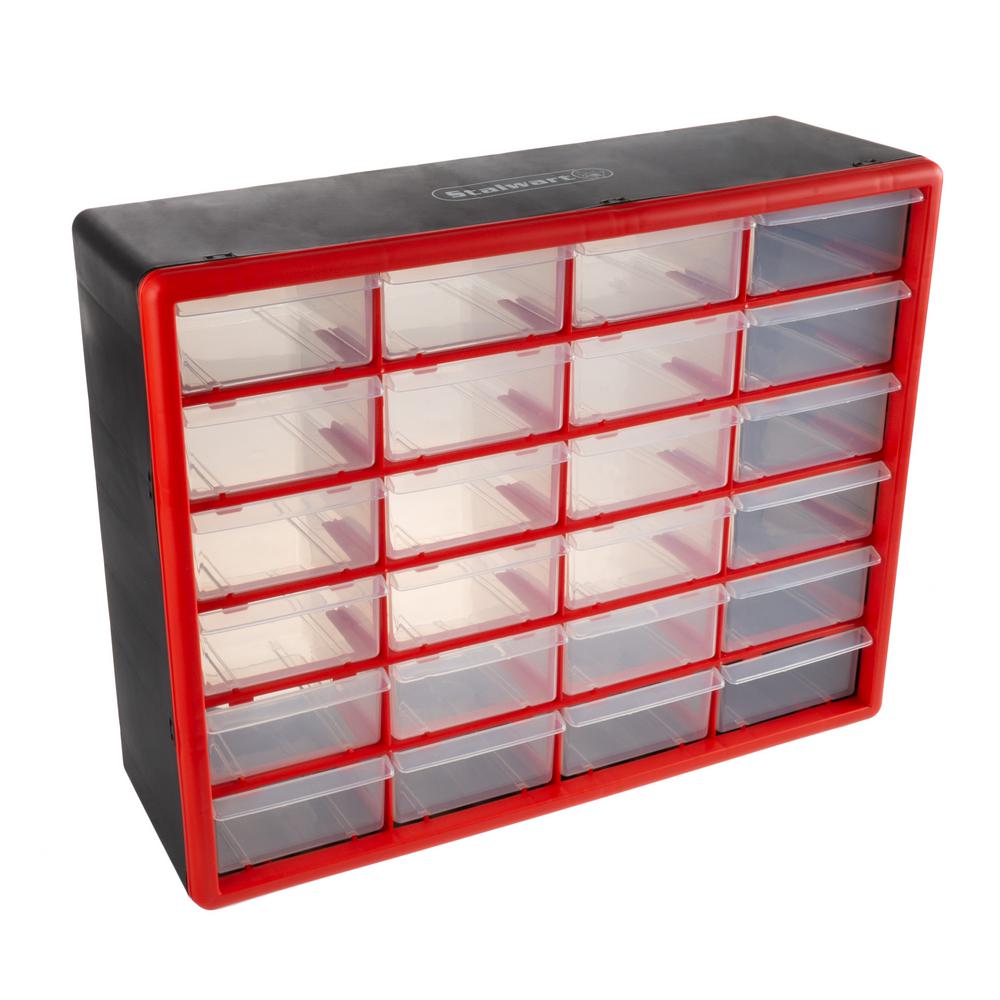 Stalwart 15-Compartment Stackable Bench Top Parts Rack-75-5186 - The ...