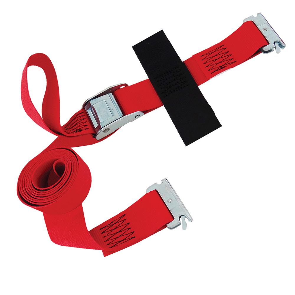 SNAP-LOC 12 ft. x 2 in. Cam Buckle E-Strap with Hook and Loop Storage ...