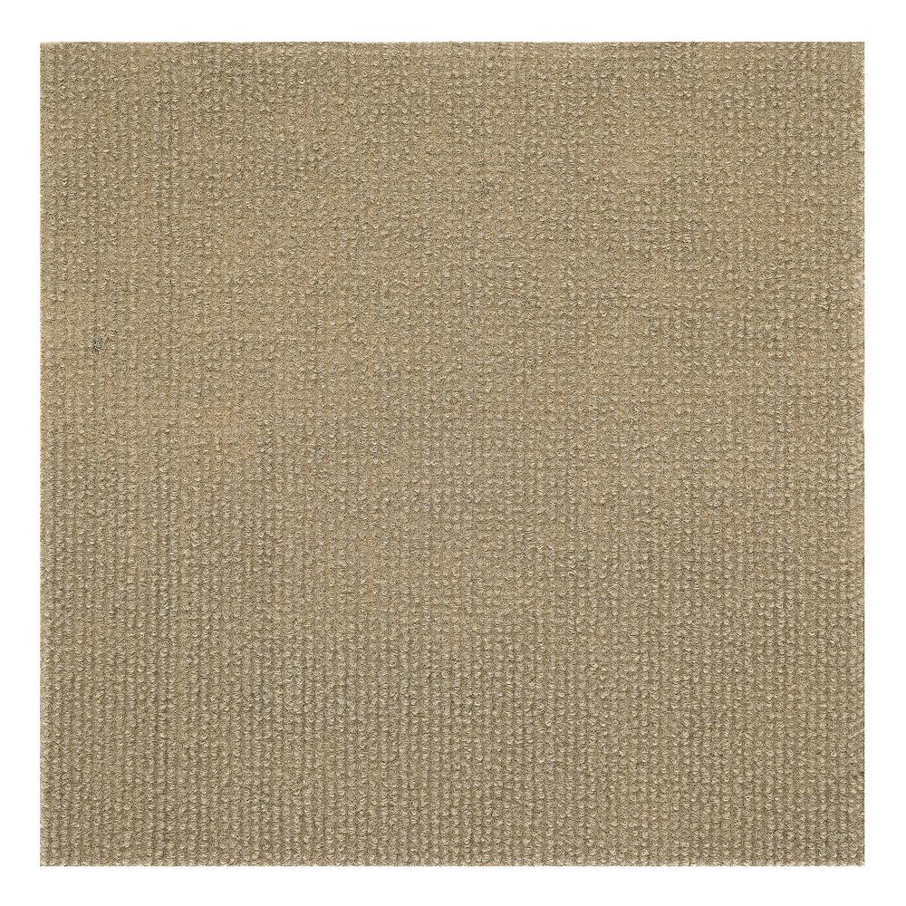 Achim Nexus Tan 12 in. x 12 in. Peel and Stick Carpet Tiles (12 Tiles ...