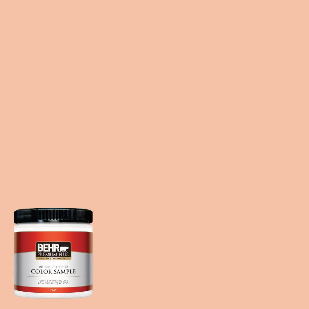 BEHR Premium Plus Ultra 8 oz. #240C-3 Peach Damask Interior/Exterior ...