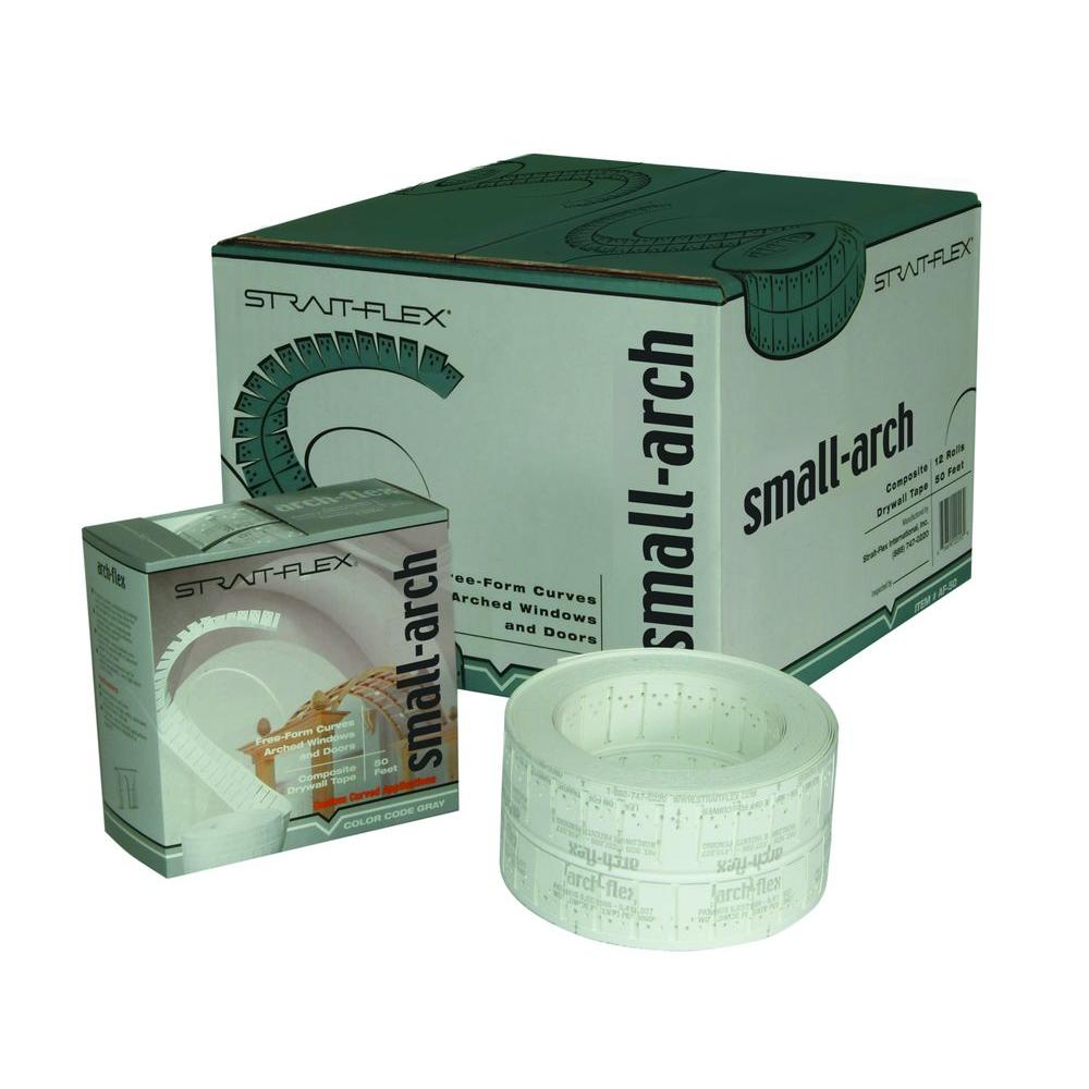 Strait-Flex 3-3/8 in. x 50 ft. Arch-Flex Composite Drywall Joint Tape AF-50-AF-50 - The Home Depot