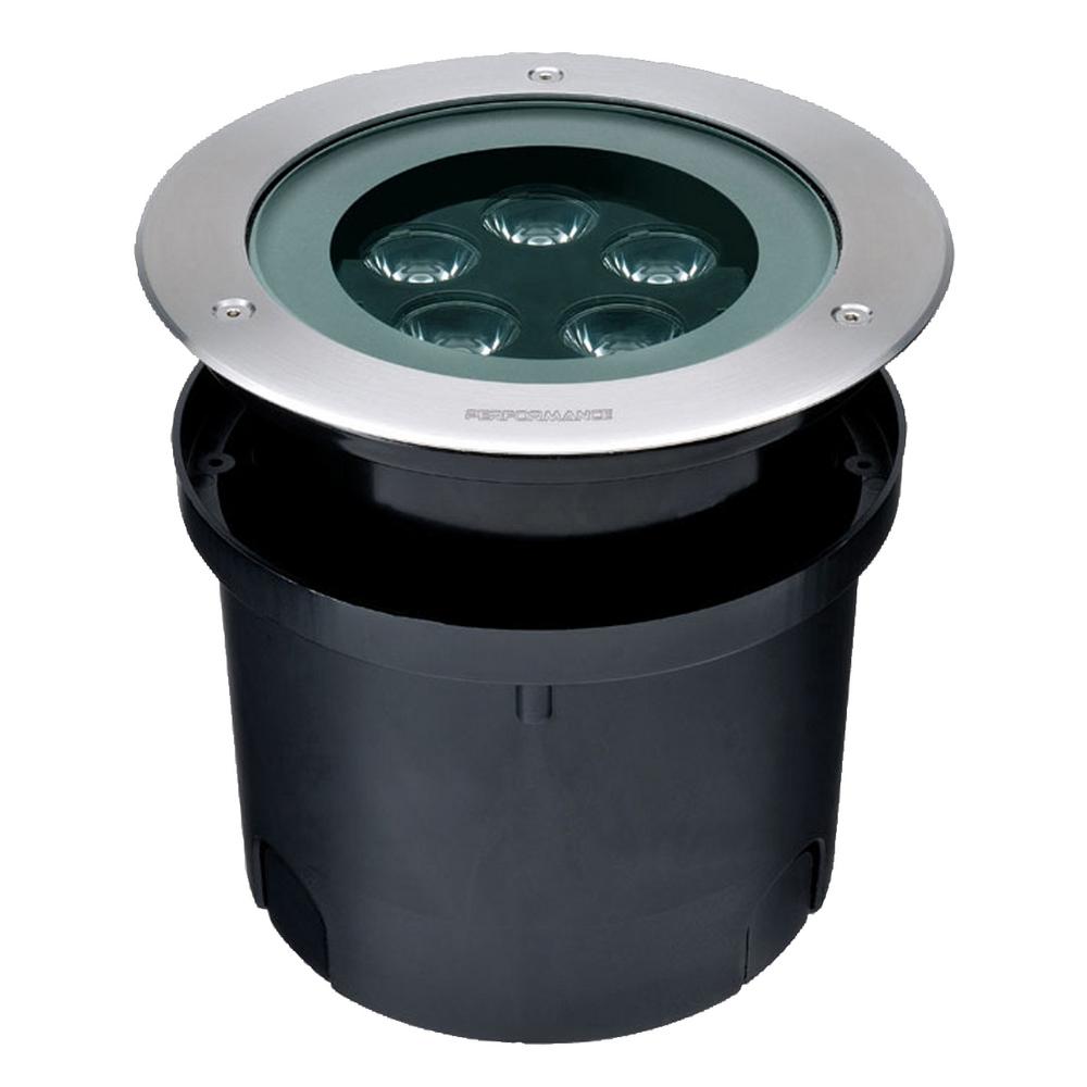 Eurofase 7.5-Watt Stainless Steel Outdoor Integrated LED Landscape Well ...