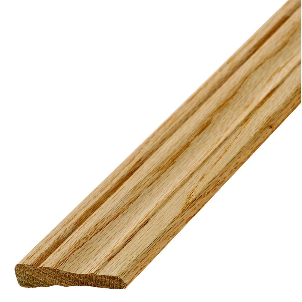 Alexandria Moulding WM 356 1/2 in. x 2-1/4 in. Oak Casing-0D356-400RLC ...
