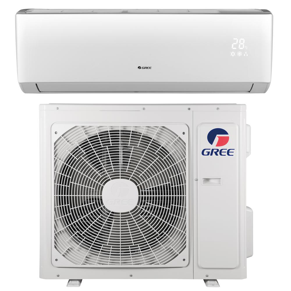 GREE LIVO 12 000 BTU 1 Ton Ductless Mini Split Air Conditioner With GREE LIVO 12 000 BTU 1 Ton Ductless Mini Split Air Conditioner With
