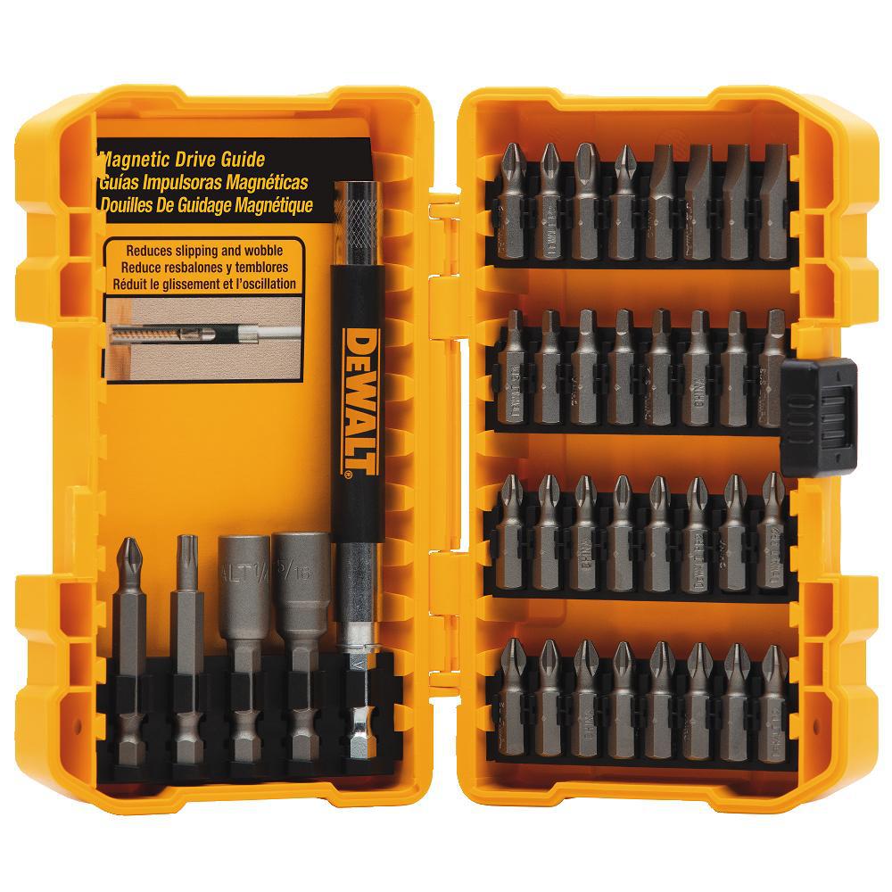 DEWALT Screwdriving Set with Tough Case (37-Piece)-DW2176 - The Home Depot