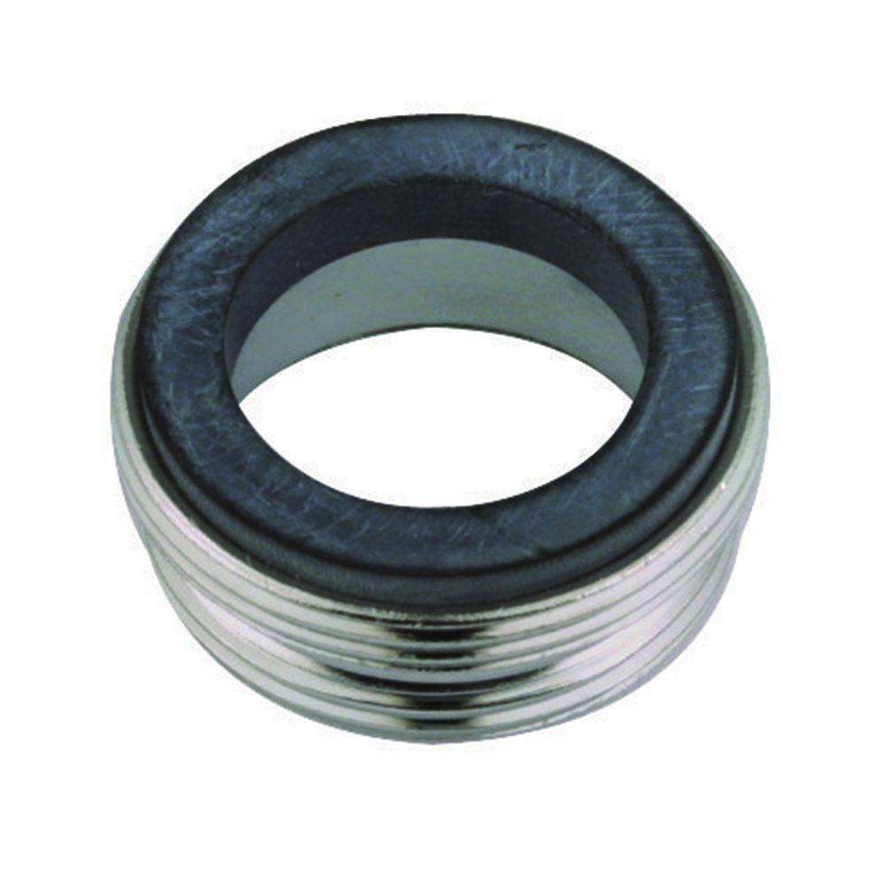 NEOPERL 15/16 in. x 55/64 in. Solid Brass Male x Male Adapter-97110.05 ...