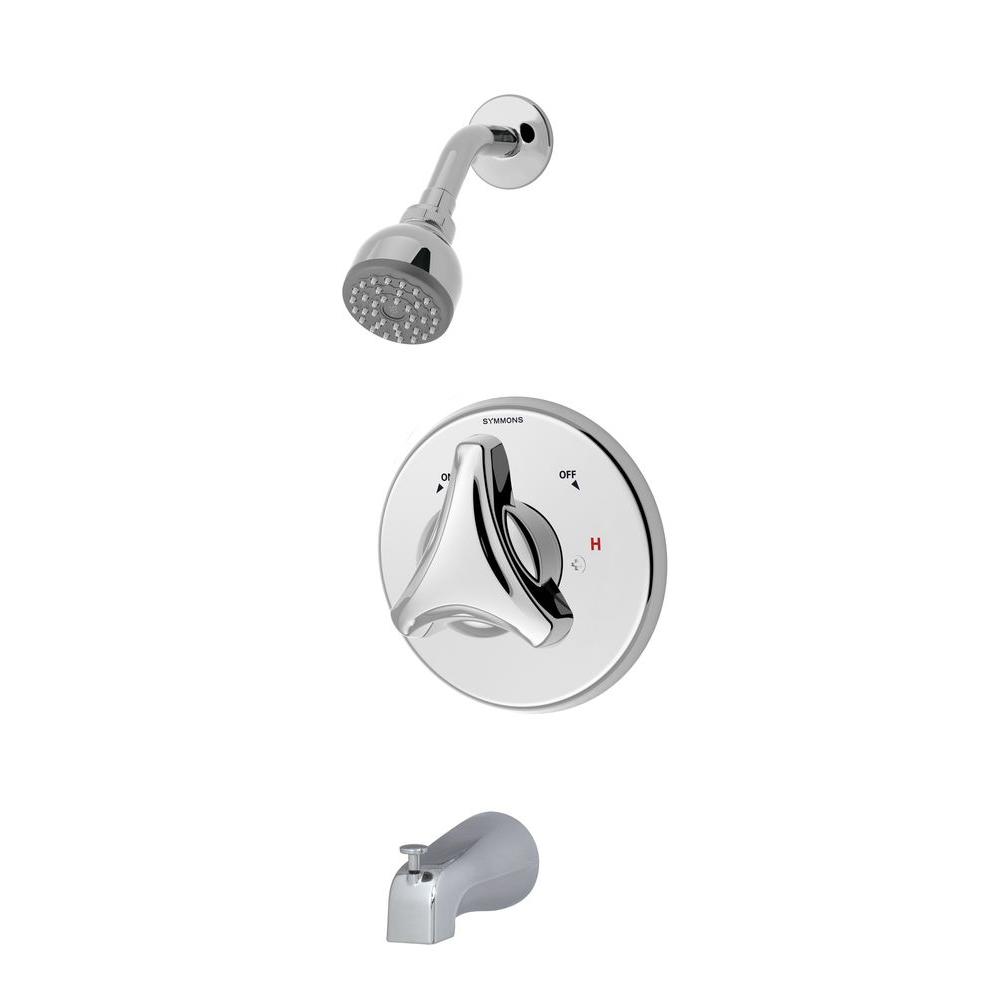 Symmons Origins Temptrol 1-Handle Tub and Shower Faucet Trim Kit in ...