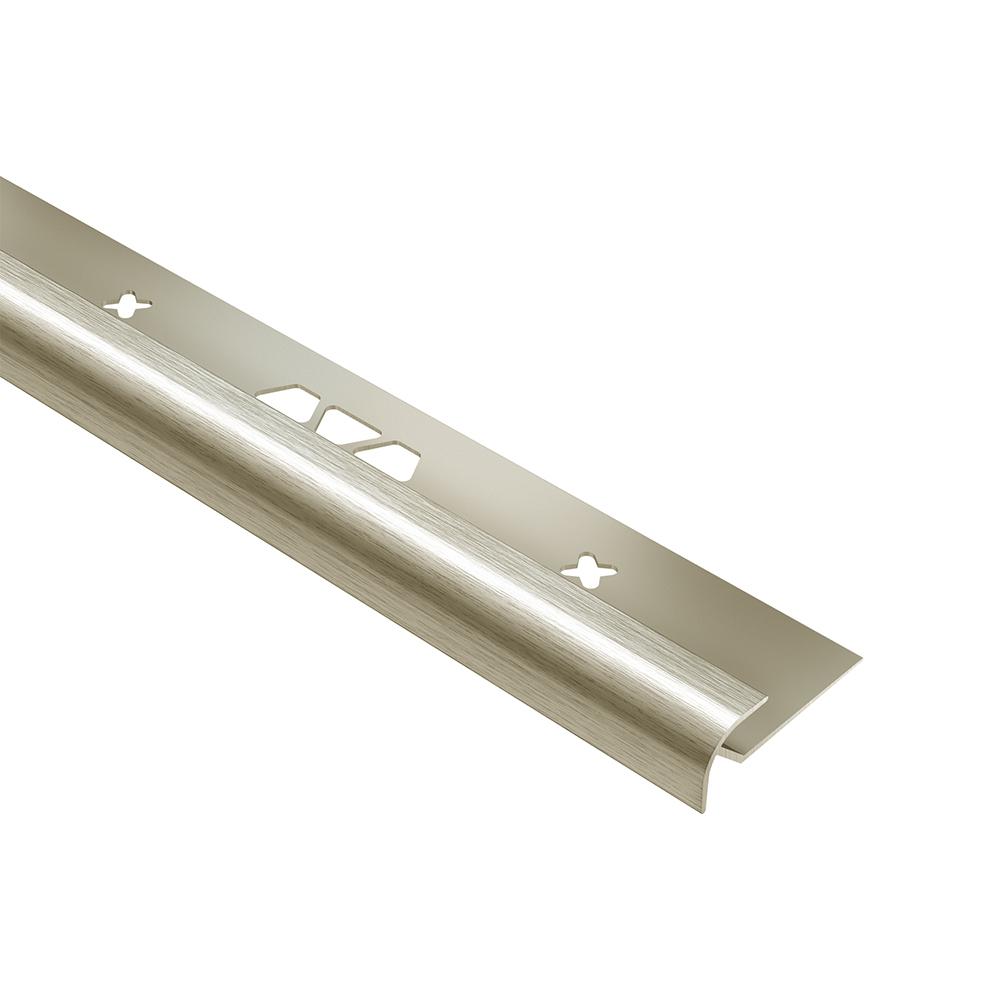 Schluter Vinpro-U Brushed Nickel Anodized Aluminum 3/16 in. x 8 ft. 2-1 ...