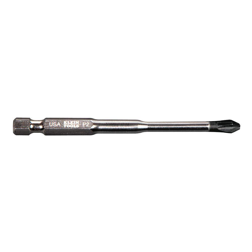 Klein Tools #2 Phillips 3-1/2 in. Steel Power Driver Bit (5-Pack ...