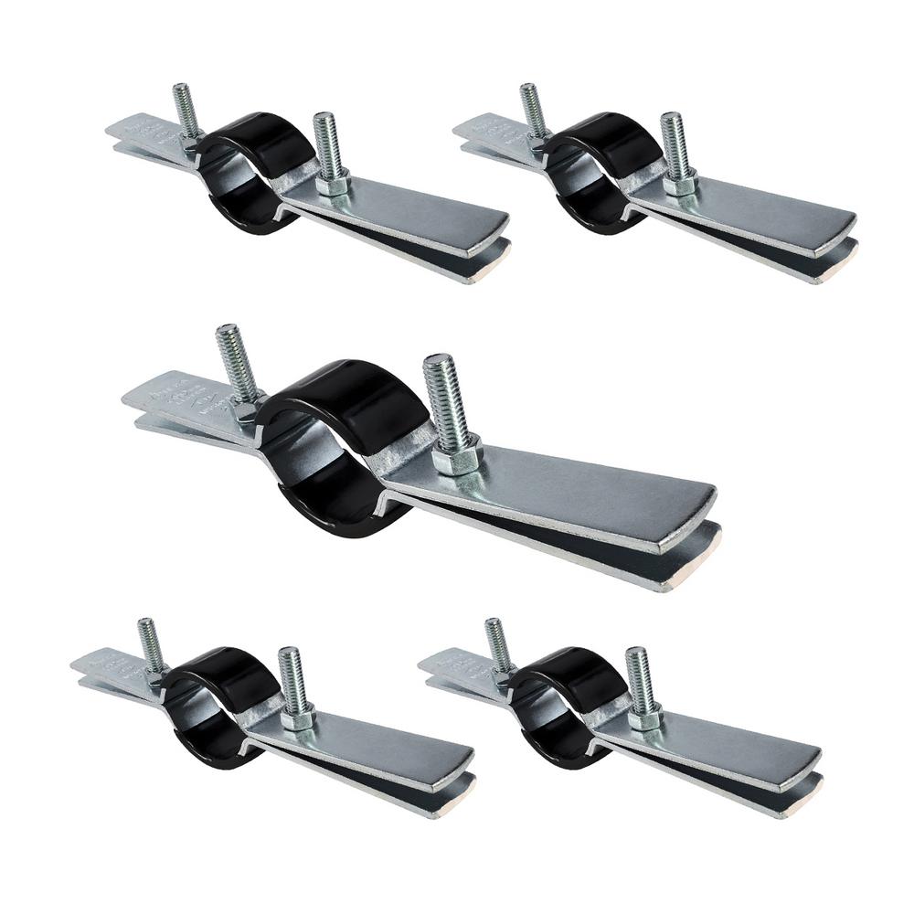The Plumber's Choice 3 in. Riser Clamp in Plastic Coated Steel (5-Pack ...