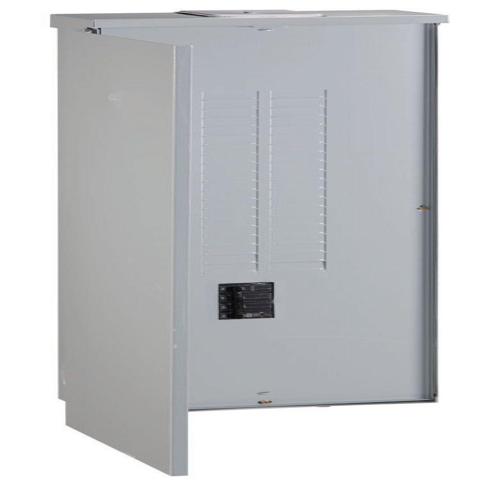GE PowerMark Gold 200 Amp 40-Space 40-Circuit Outdoor Main Breaker Load ...