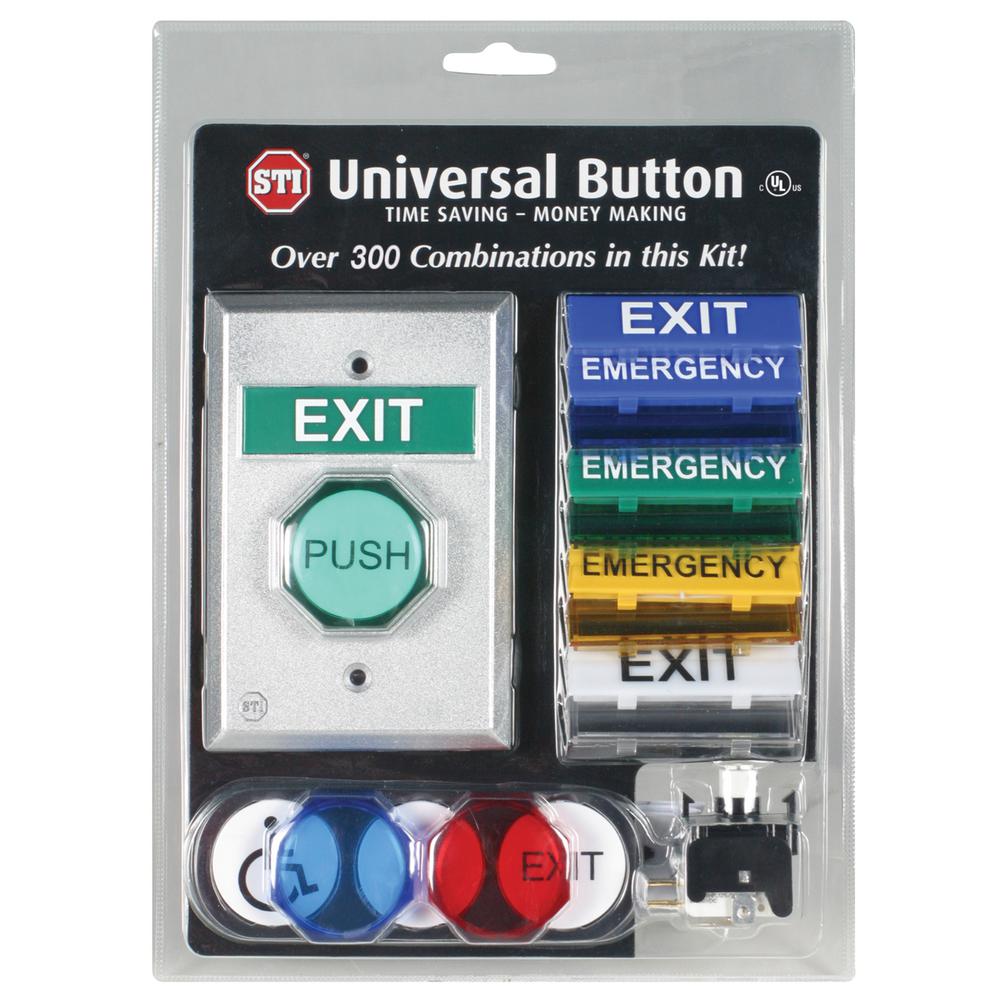 Safety Technology International Universal Button Kit-STI-UB1 - The Home ...