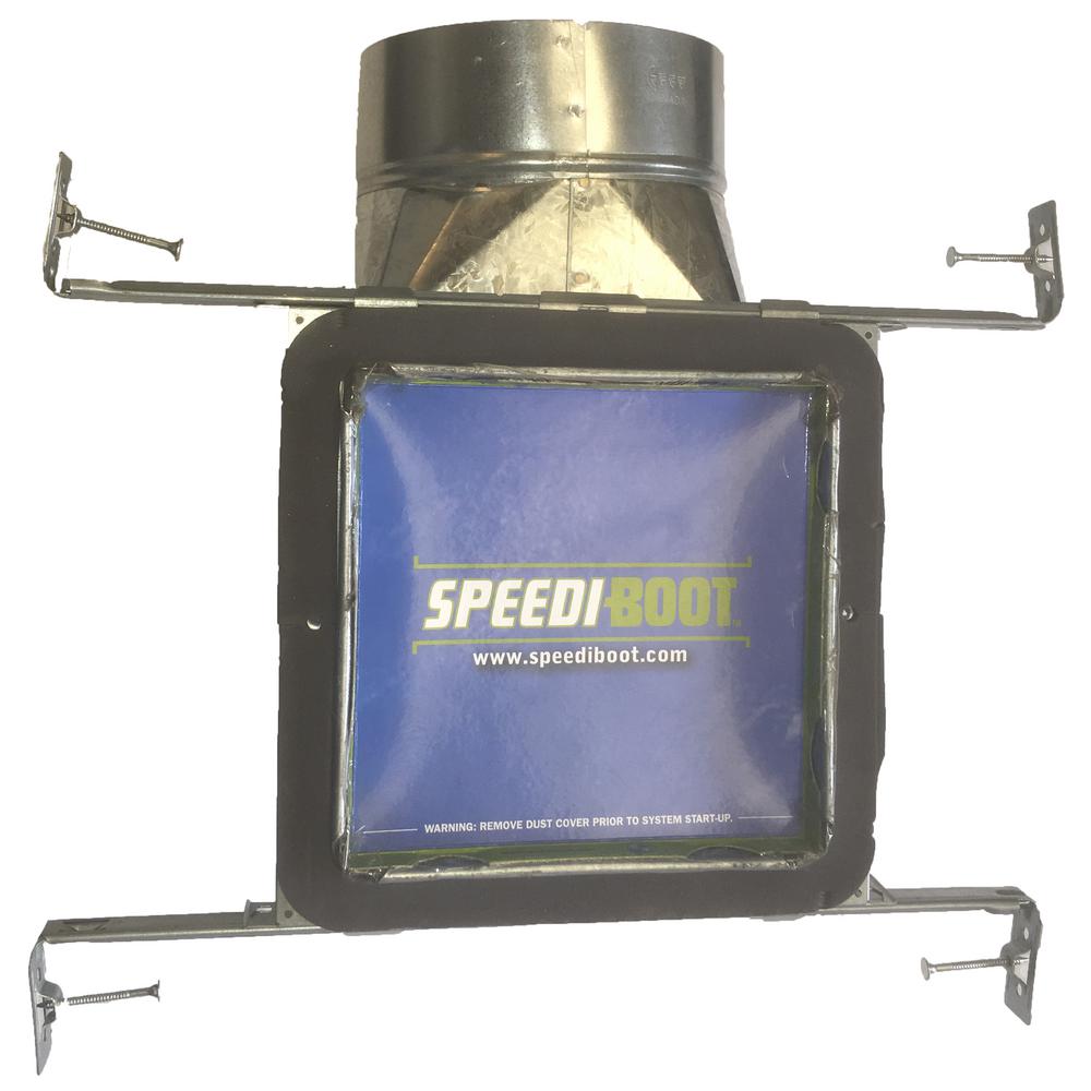SPEEDI-BOOT 6 in. W x 6 in. L to 5 in. Dia 90-Degree Register Boot-SBH ...
