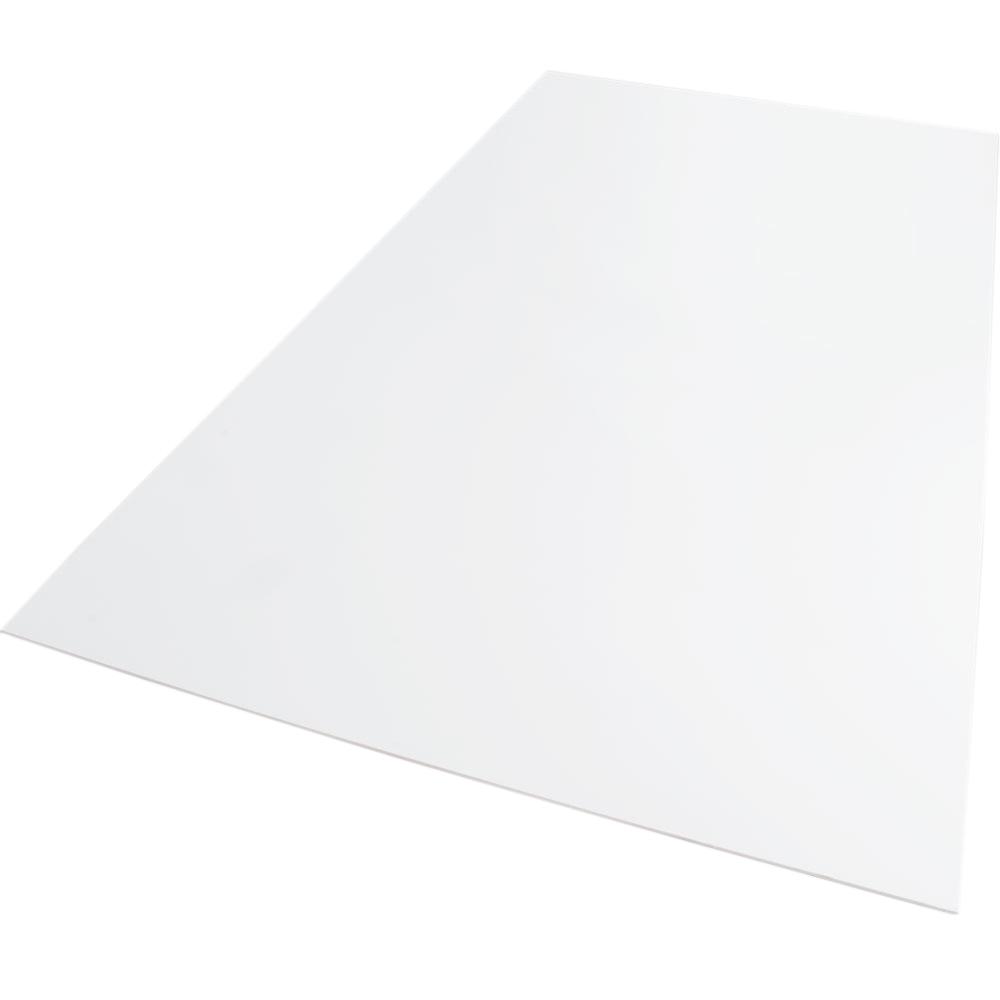 Palight ProjectPVC 48 in. x 24 in. x 0.079 in. Foam PVC White Sheet ...