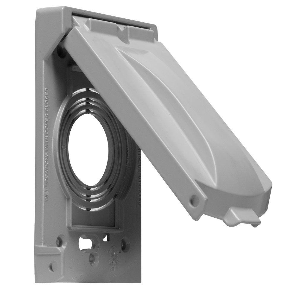 Bell Single Gang Vertical Mount Bronze Weatherproof Outdoor Rocker ...