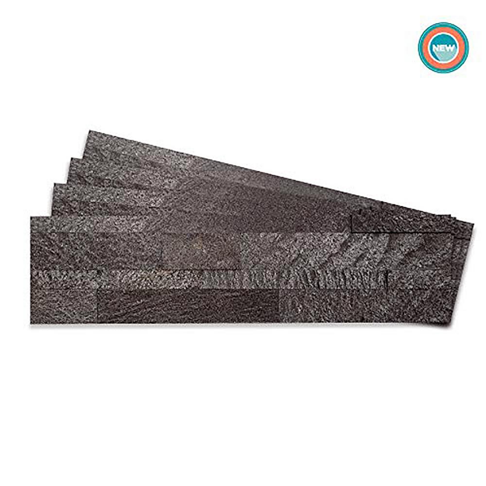 Tic Tac Tiles 4-sheets Silver Pearl 24 in. x 6 in. Peel, Stick Self ...