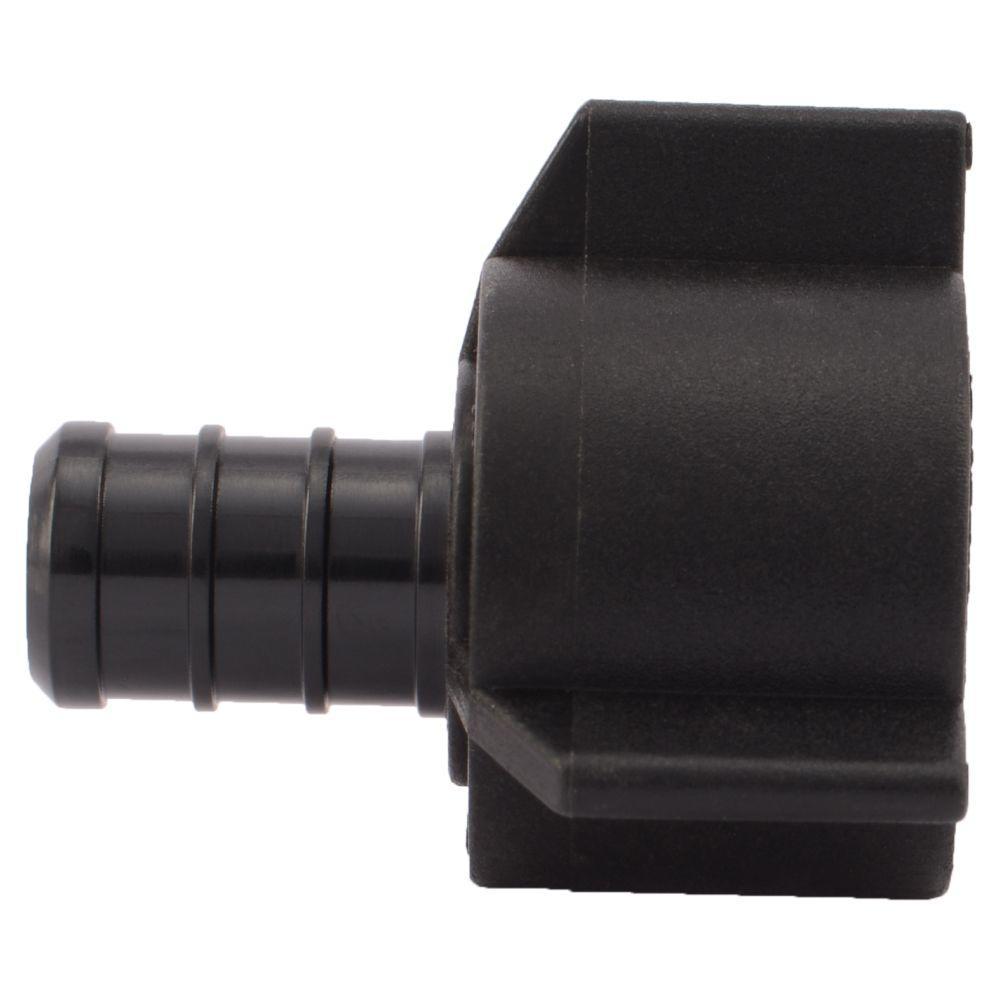 Apollo 1 2 In Plastic Pex Barb X Female Swivel Adapter 5 Pack