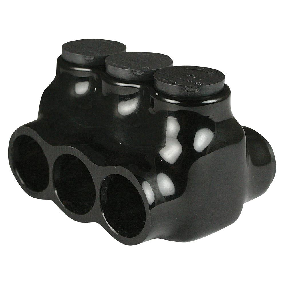 ASI 6 - 3/0 AWG 600-Volt 3-Ports Multi Tap Connector, Insulated Dual ...