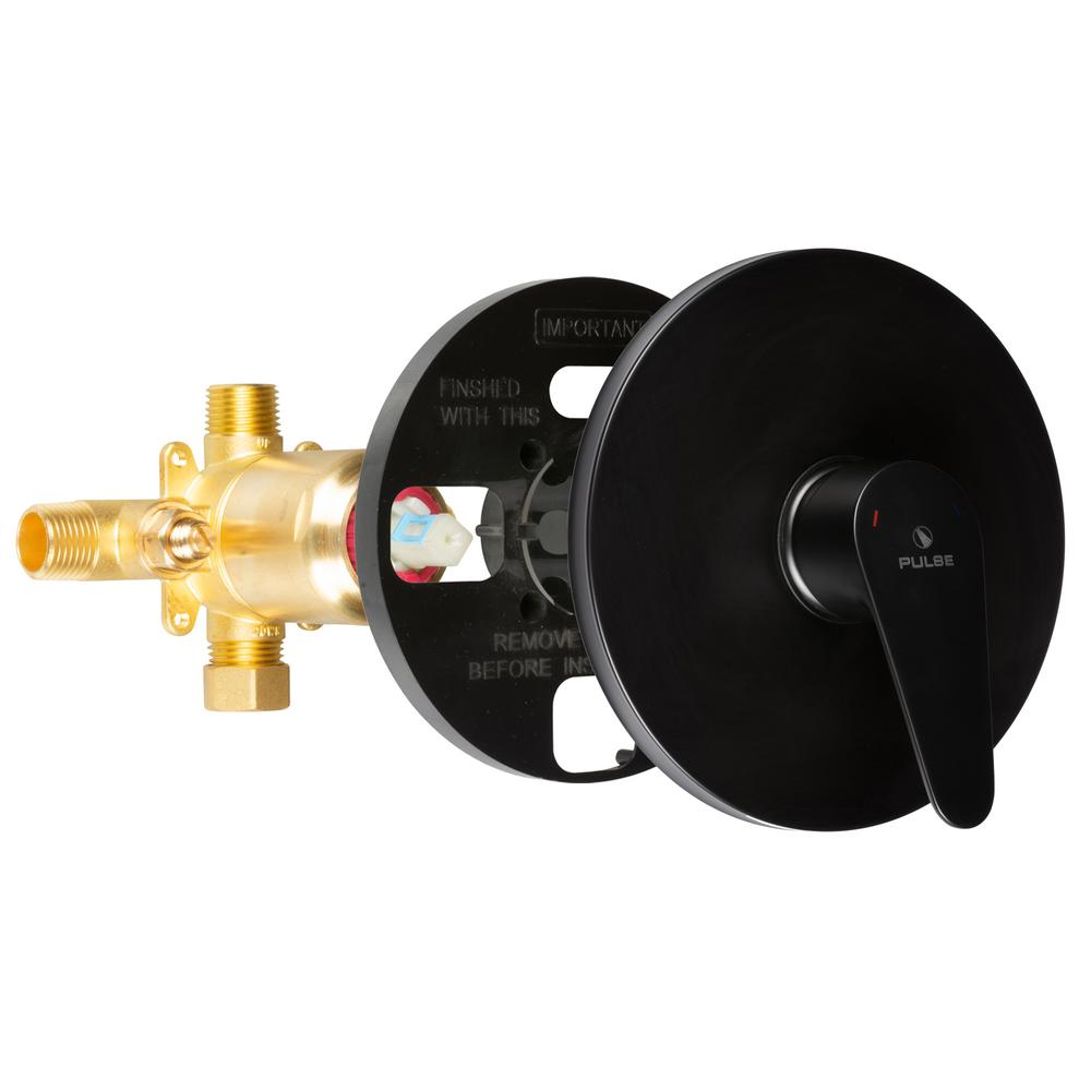 PULSE Showerspas Tru-Temp 1-Handle Pressure Balanced 1/2 in. Rough-In ...