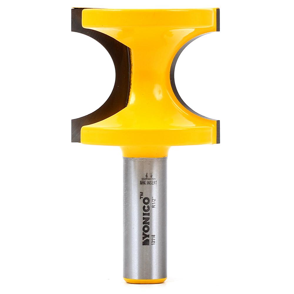 Yonico Bullnose 1 in. Bead 1/2 in. Shank Carbide Tipped Router Bit ...
